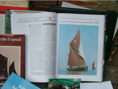 Barge for sale: sailing barge Ena is on eBay – intheboatshed.net