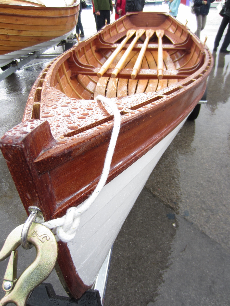 Glued plywood Whitehall skiff photo by Derek Thompson 2 – intheboatshed.net
